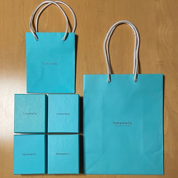 Tiffany & Co. | Jewelry | Tiffany Co Signature Blue Boxes Bags | Poshmark